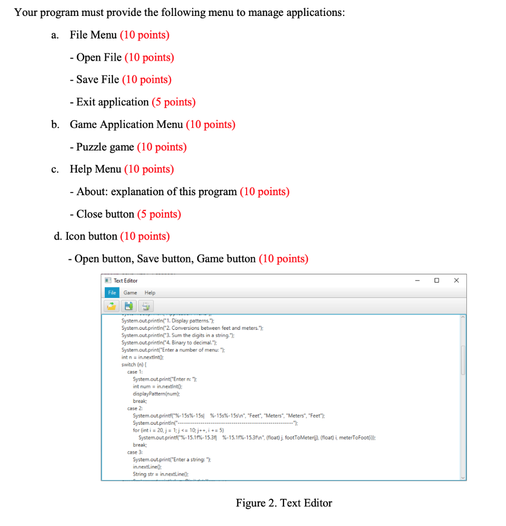 This project is to develop an application software | Chegg.com