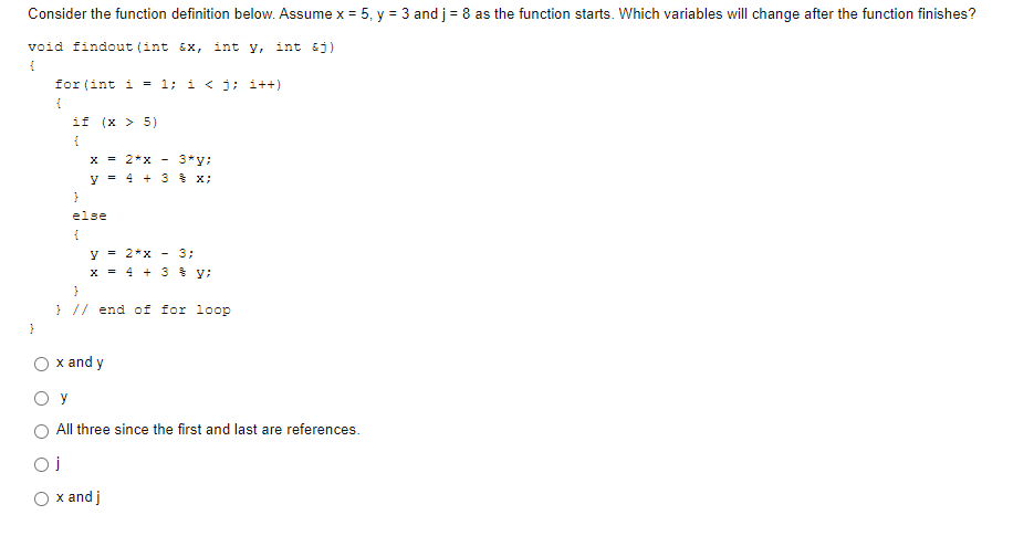 Solved Consider the function definition below. Assume | Chegg.com