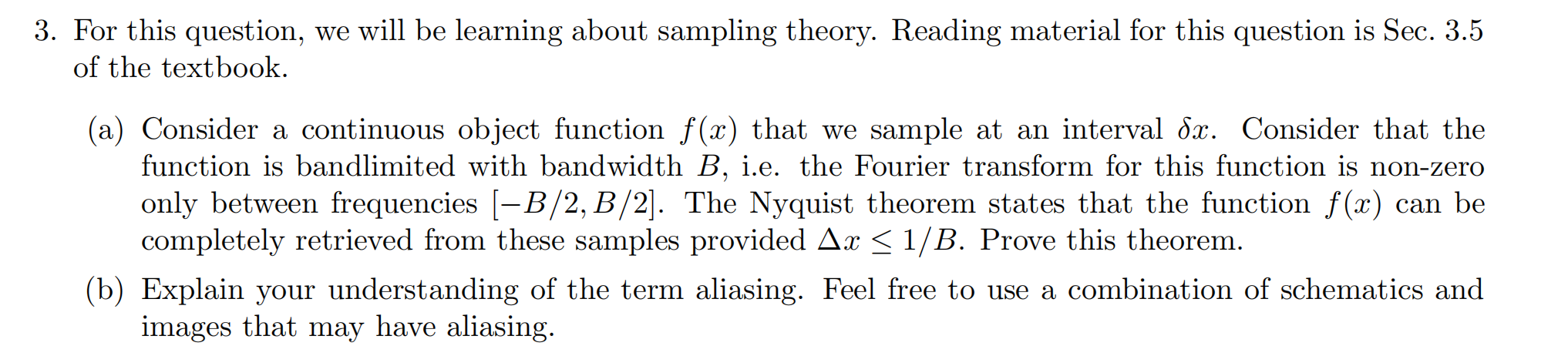 Solved 3. For this question, we will be learning about | Chegg.com