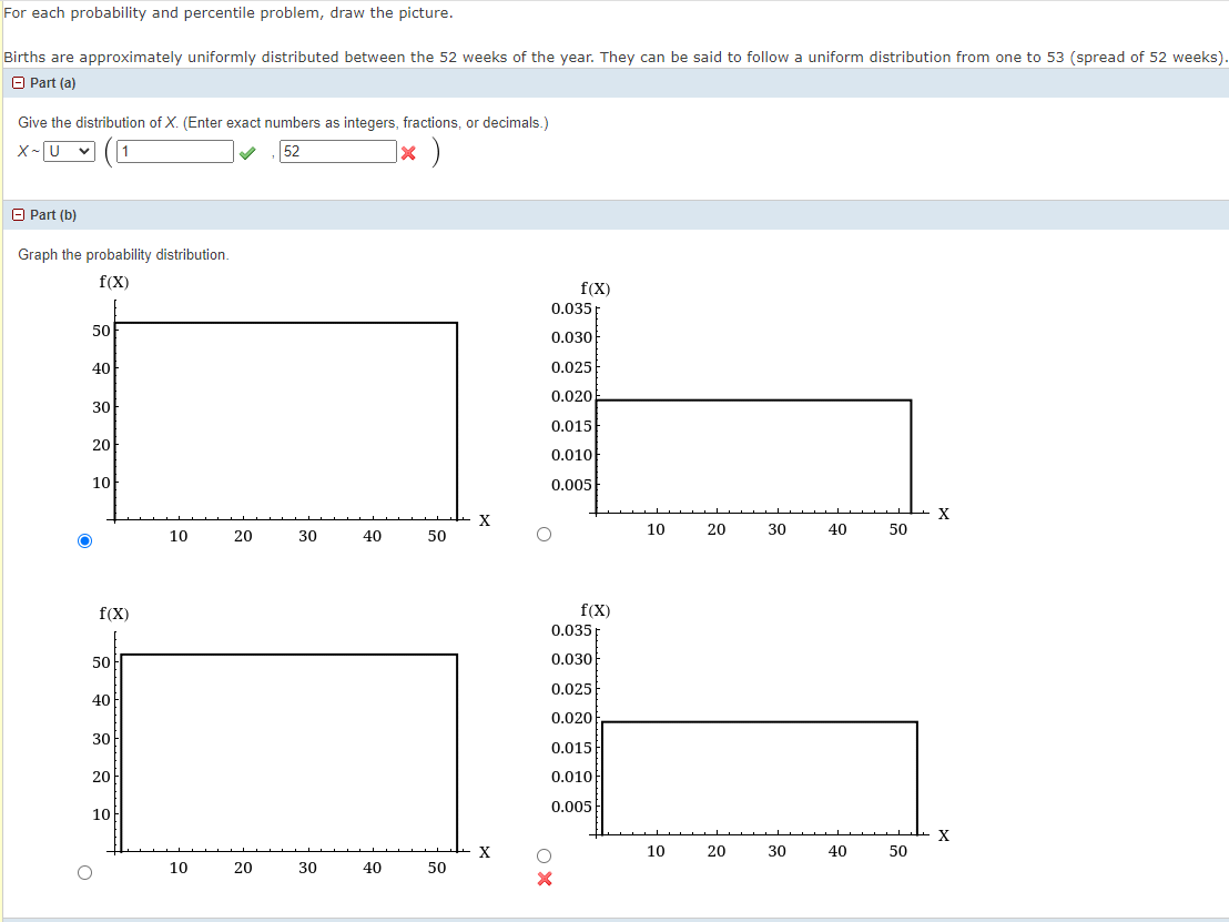 Solved For each probability and percentile problem, draw the | Chegg.com