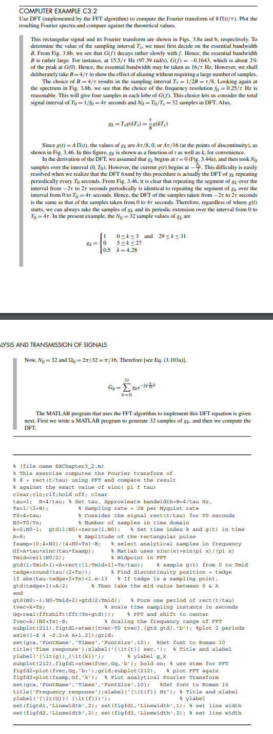 Solved Write a MATLAB program (similar to example C3.2) to | Chegg.com