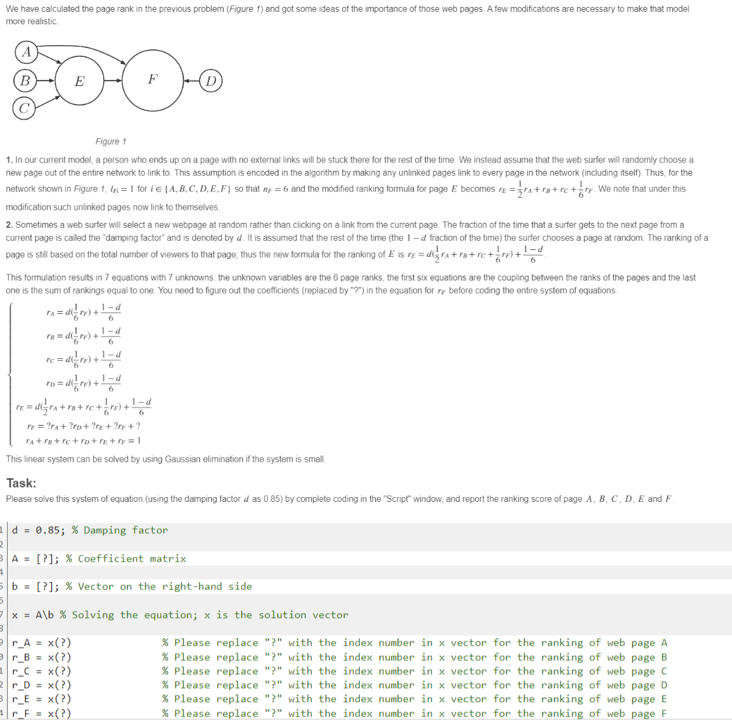 Solved work more the matlab code so it can run correct, by | Chegg.com