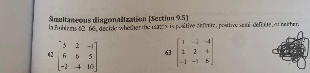 Solved Simultaneous Diagonalization Section 9 5 In