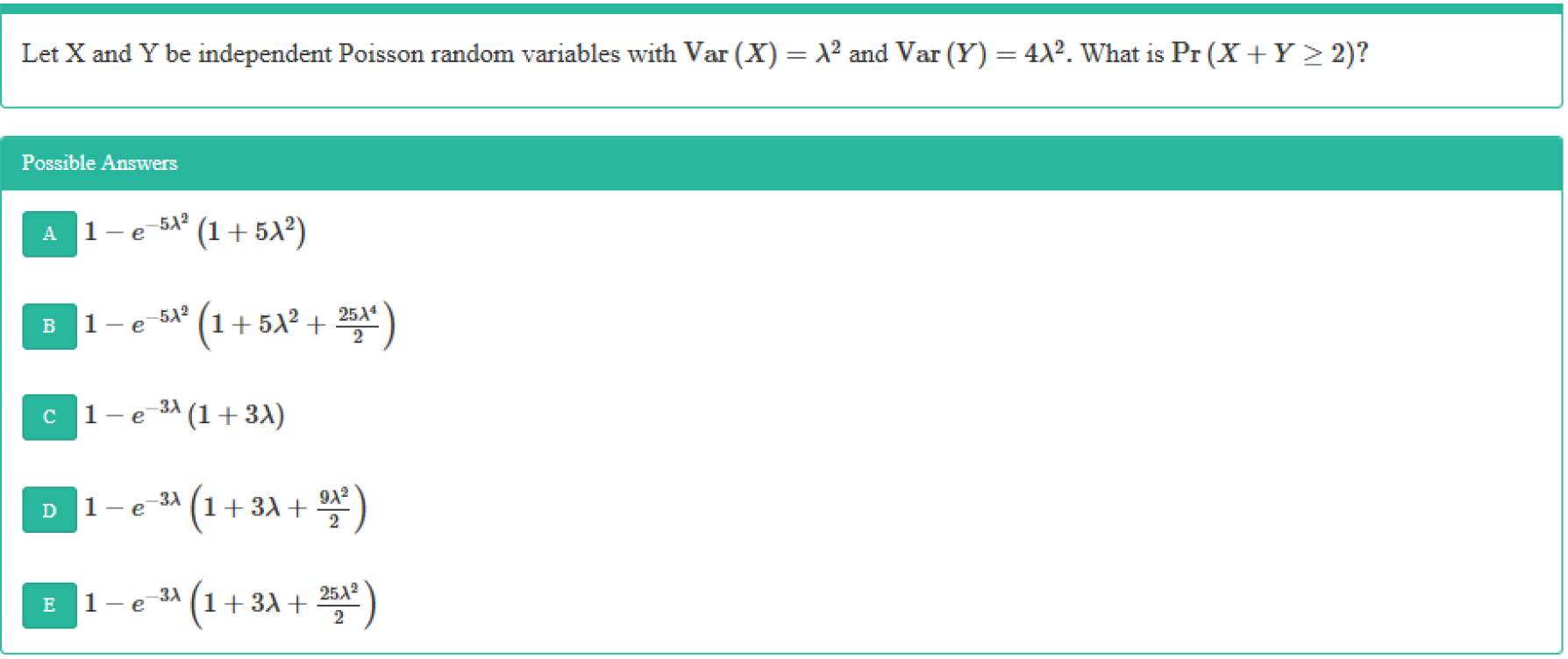 Solved Let X and Y be independent Poisson random variables | Chegg.com