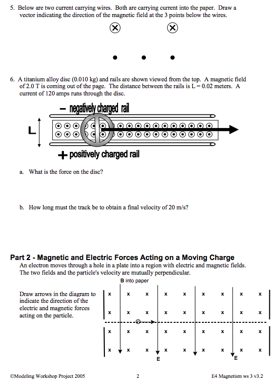 Solved 5. Below are two current carrying wires. Both are | Chegg.com