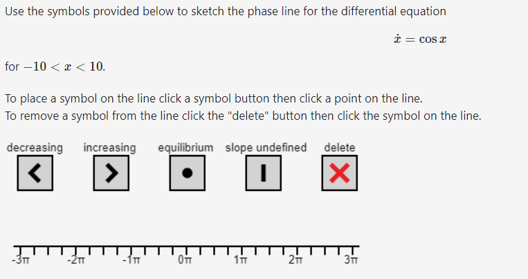 Solved Use the symbols provided below to sketch the phase | Chegg.com