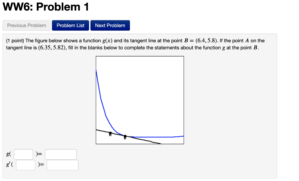 Solved WW6: Problem 1 Previous Problem Problem List Next | Chegg.com