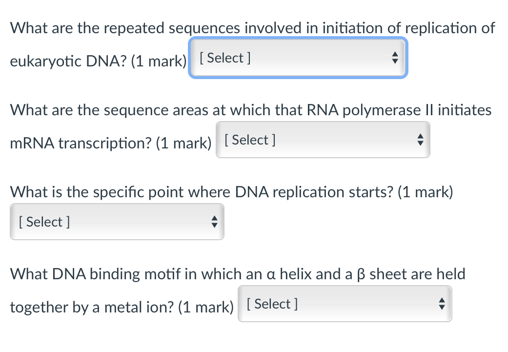 Solved What are the repeated sequences involved in | Chegg.com