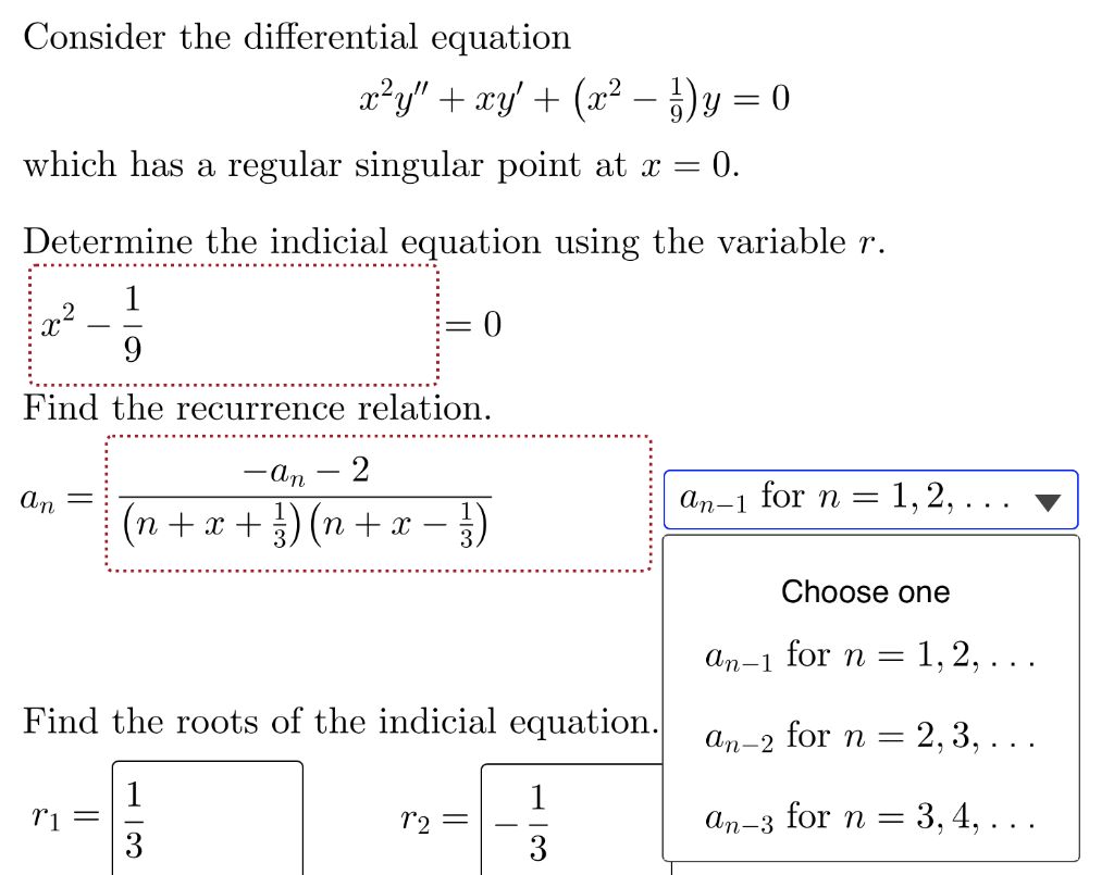 Solved Consider the differential equation x2y" + xy' + (x2 - | Chegg.com