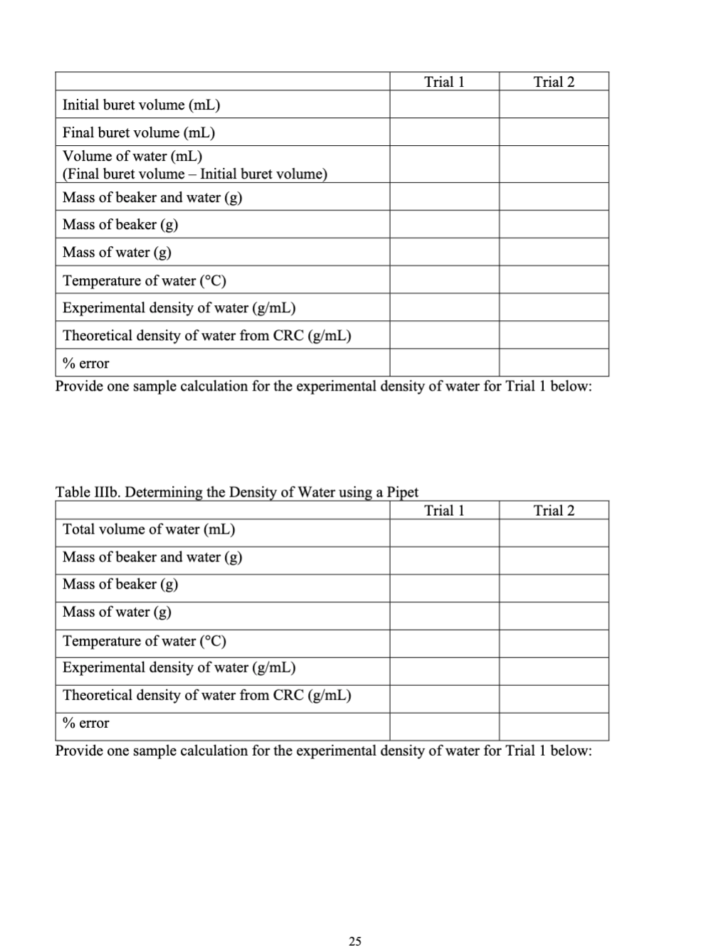 Experiment 1 Introduction to Laboratory Measurements | Chegg.com