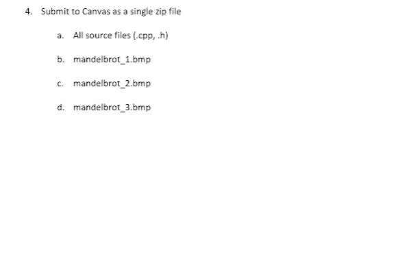 Please upload the each .cpp file, . h file, and .bmp | Chegg.com