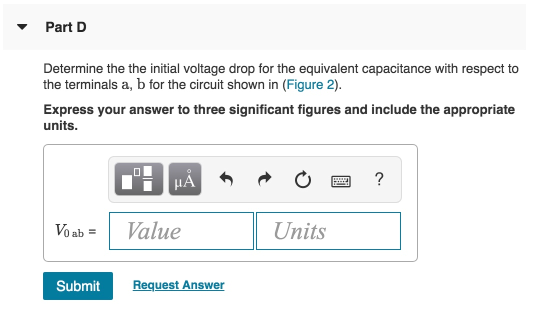 Solved Problem 6.30 Figure 1 of 2 C1 48 nF нЕ 30 V- b 40 V | Chegg.com
