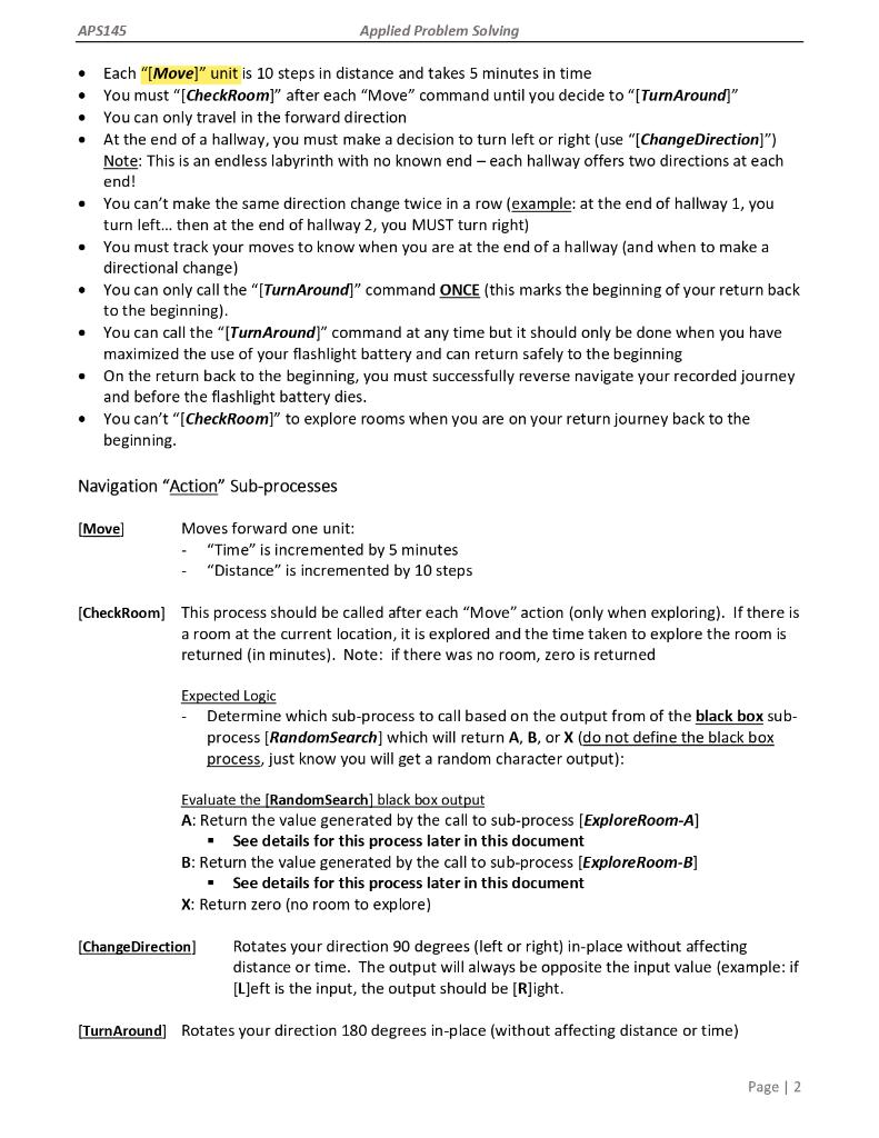 APS145 Applied Problem Solving Workshop - 11 - | Chegg.com