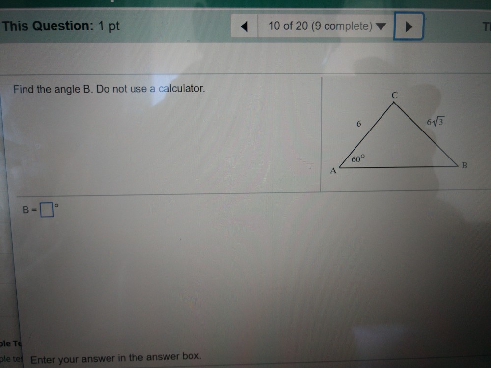 Solved Determine the number of triangles ABC possible with | Chegg.com