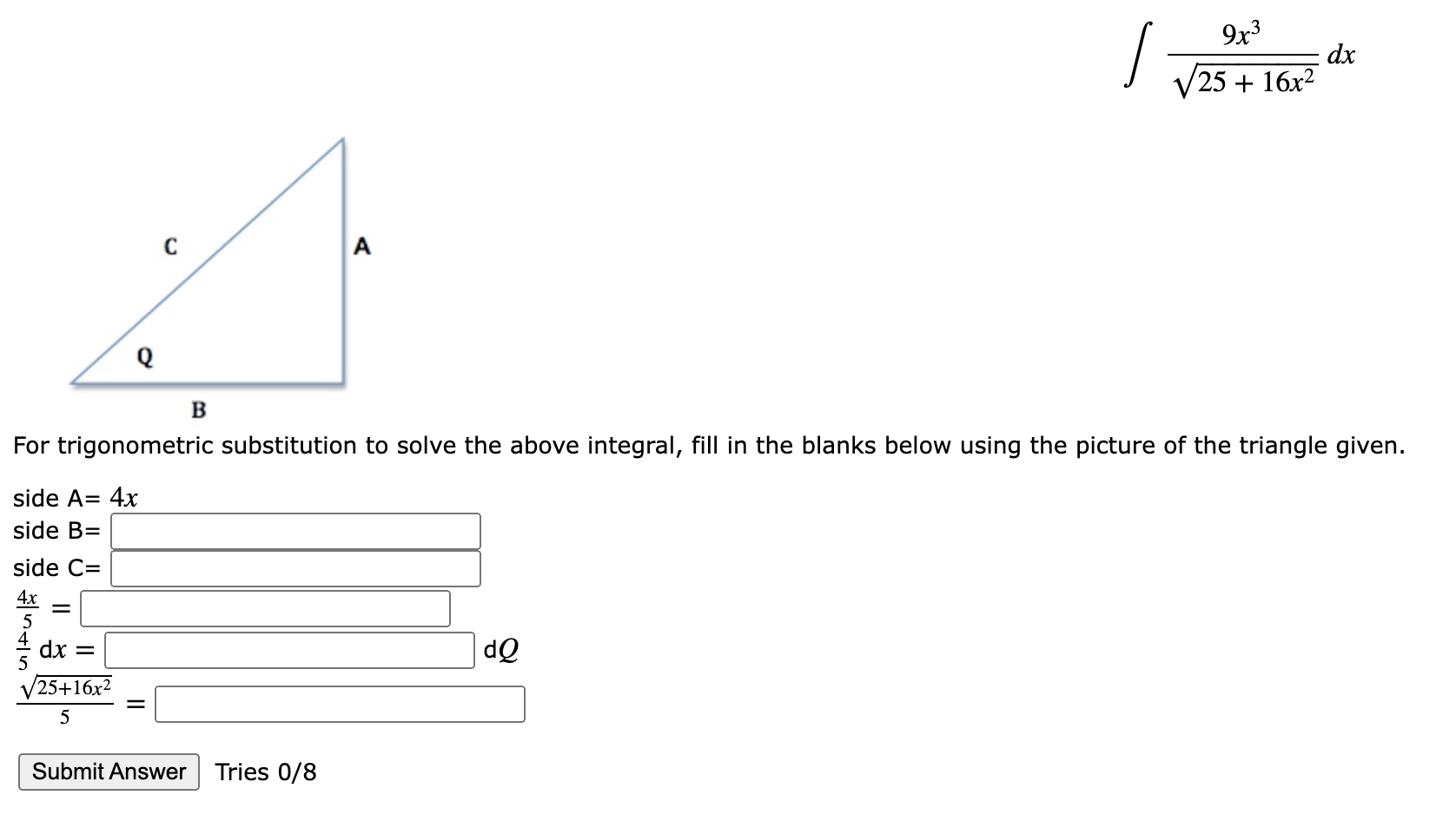 Solved could someone answer these two LON-CAPA integral | Chegg.com