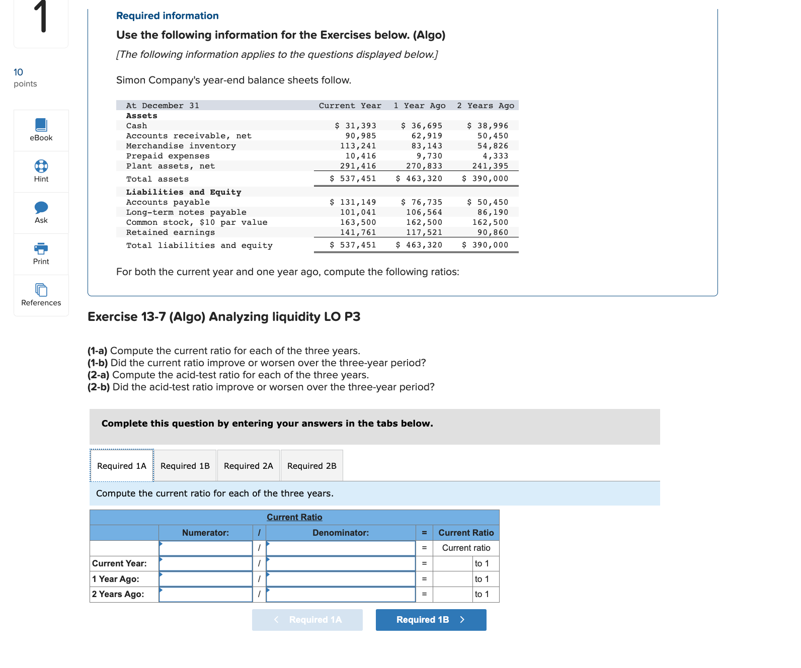 Solved Required information Use the following information | Chegg.com