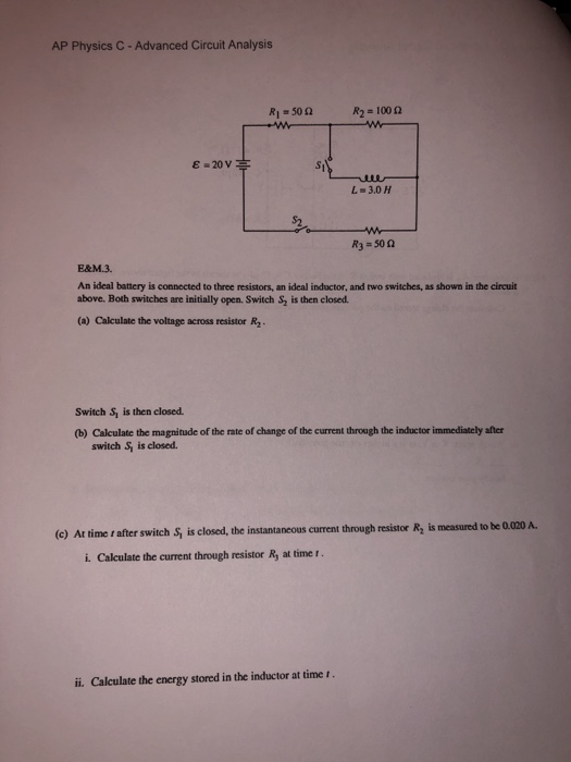 Solved An ideal battery is connected to three resistors, an | Chegg.com