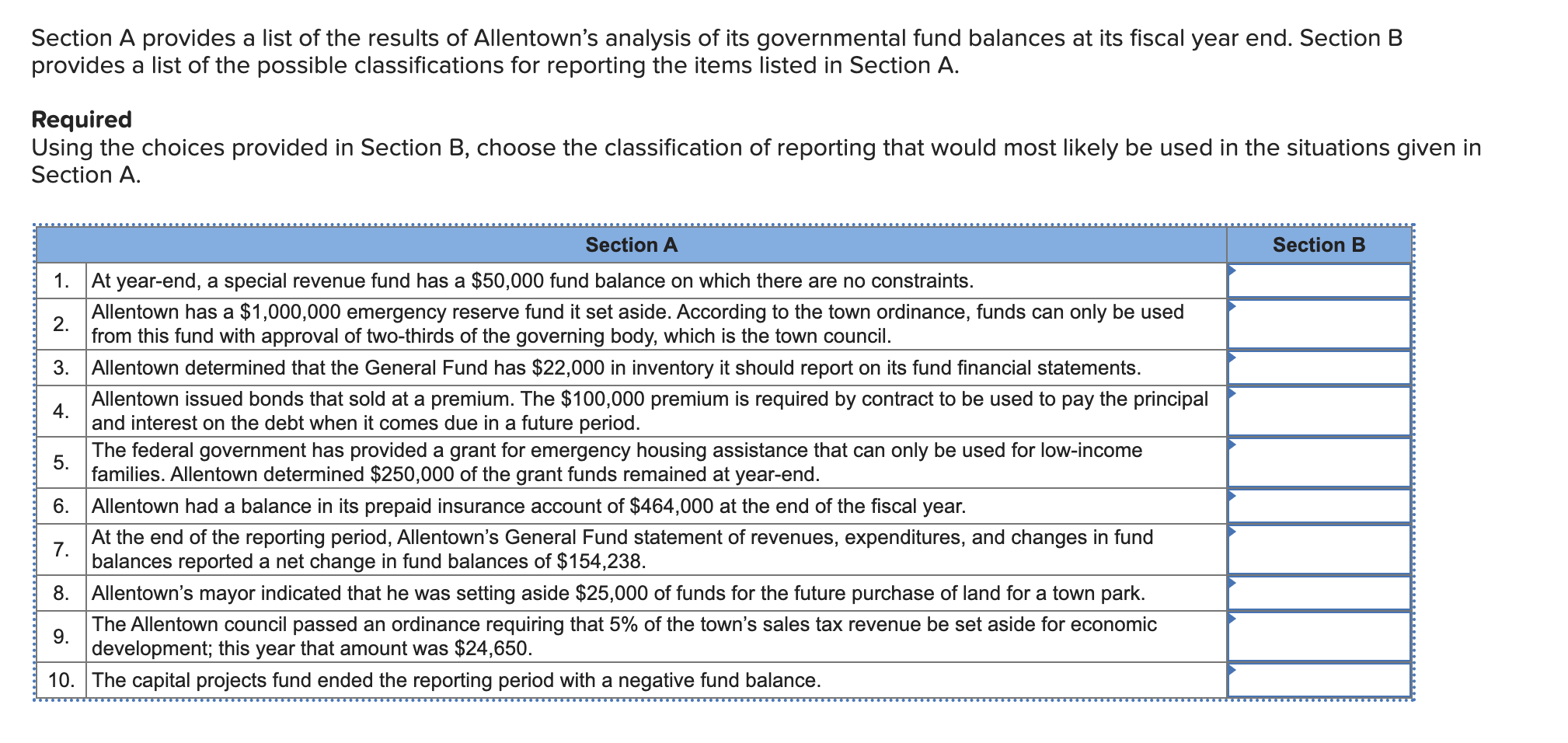 Section A provides a list of the results of | Chegg.com