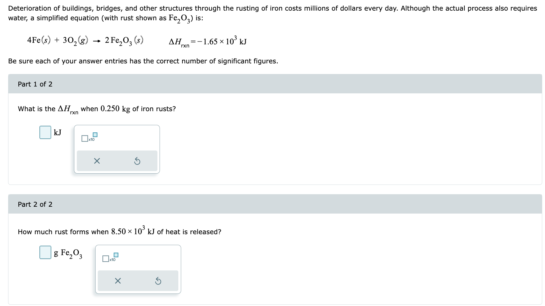 Solved Deterioration of buildings, bridges, and other | Chegg.com