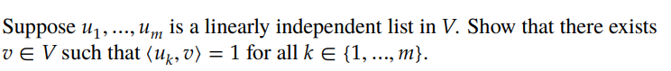 Solved Suppose u1,dots,um ﻿is a linearly independent list in | Chegg.com
