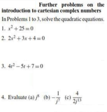 Solved Further problems on the introduction to cartesian | Chegg.com