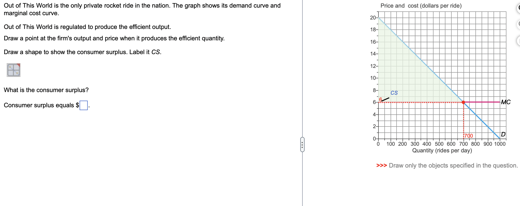 Solved Out of This World is the only private rocket ride in | Chegg.com