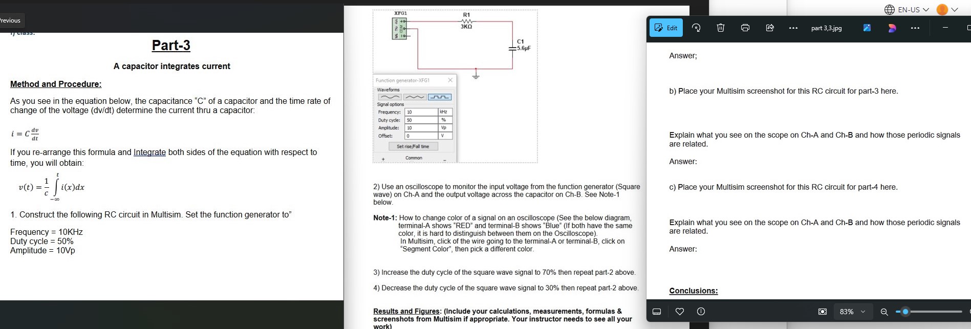 Solved I need to see the Multisim picture on how to SET and | Chegg.com