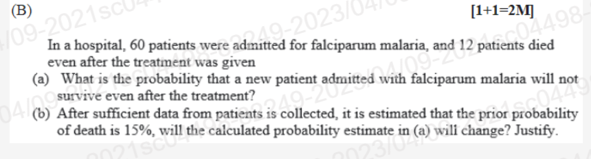 Solved Consider A Binary Classification Problem Having A 7222