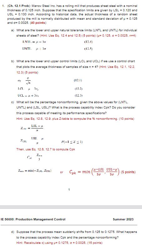 Solved I Need Help Answering A Past Hw Problem Could You 