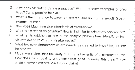 1. What criticism of the modern or omctivist self | Chegg.com