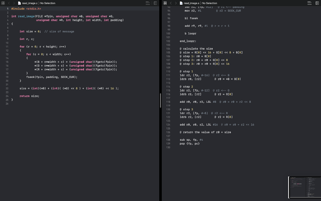 Translate C code into Assembly Code I have to write | Chegg.com