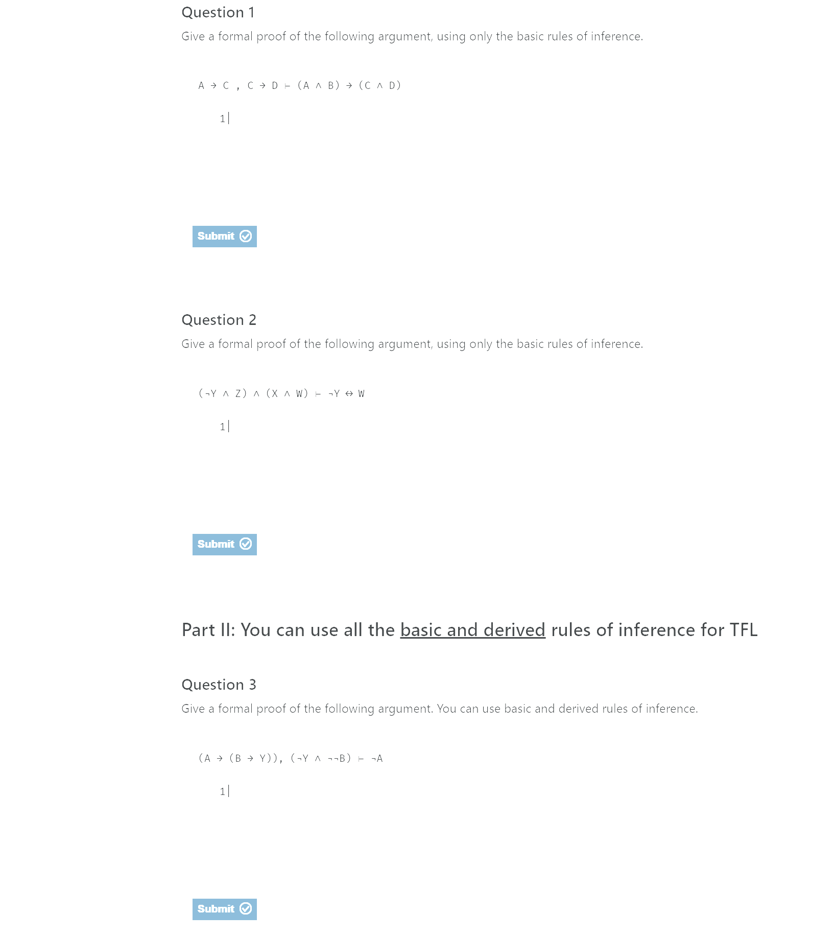 Question 1 Give a formal proof of the following | Chegg.com