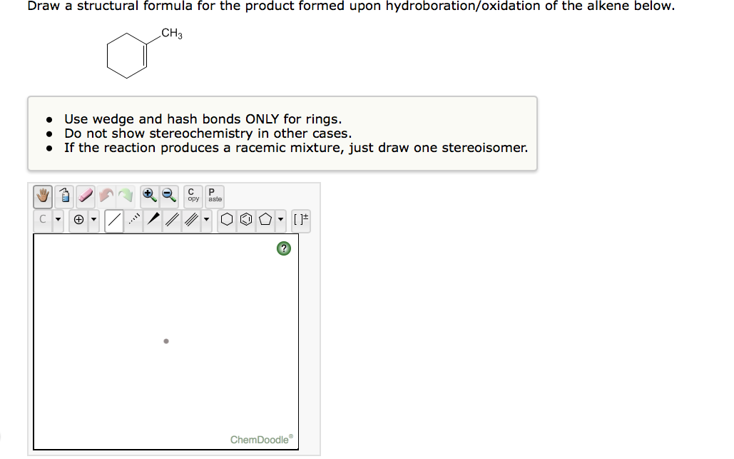Solved Draw a structural formula for the product formed upon | Chegg.com