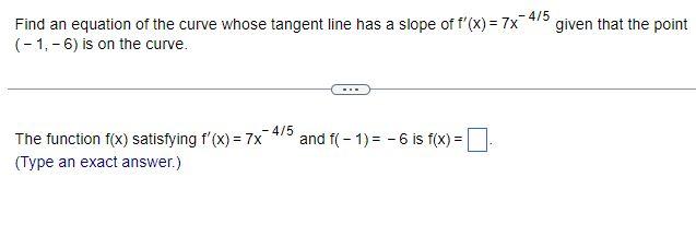 Solved Find an equation of the curve whose tangent line has | Chegg.com