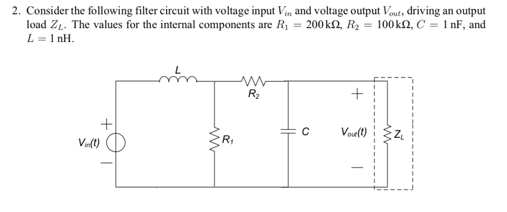 Solved Write the transfer function Vout(jw)/Vin (ju), and | Chegg.com