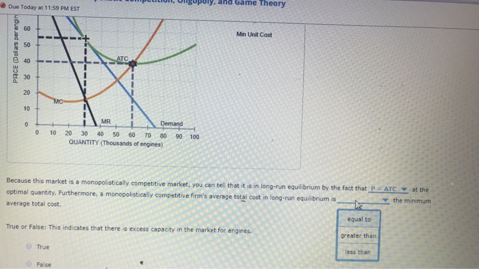 Solved Due Today at 11:59 PM EST 60 Min Unit Cost 50 30 20 | Chegg.com