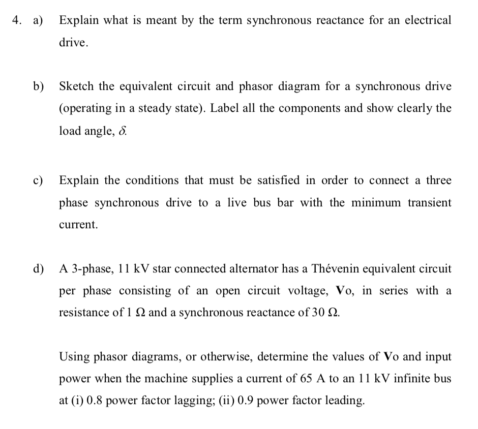 Solved Explain what is meant by the term synchronous | Chegg.com