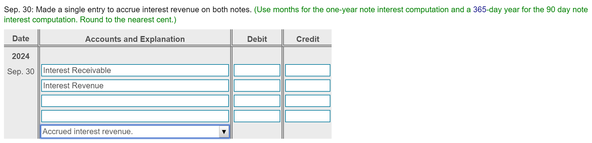 Solved More info 2024 Jul. 1 Loaned $14,000 cash to Candace | Chegg.com