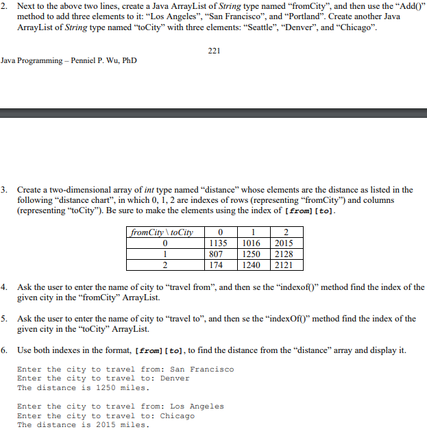Solved 2. Next to the above two lines, create a Java | Chegg.com