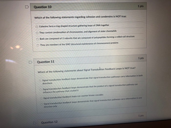 Solved D | Question 6 1 pts Which is not a mechanism for | Chegg.com