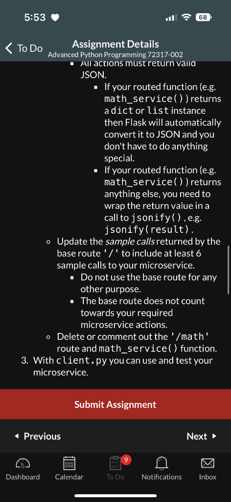 2. In server. py you will implement your | Chegg.com