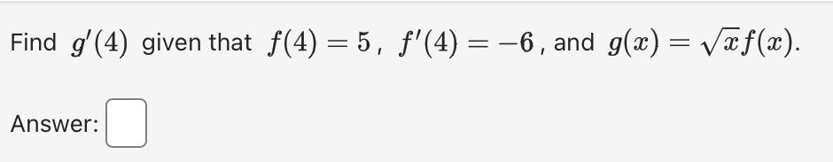 Solved Let f and g be the functions defined by f(t)=3t2 and | Chegg.com