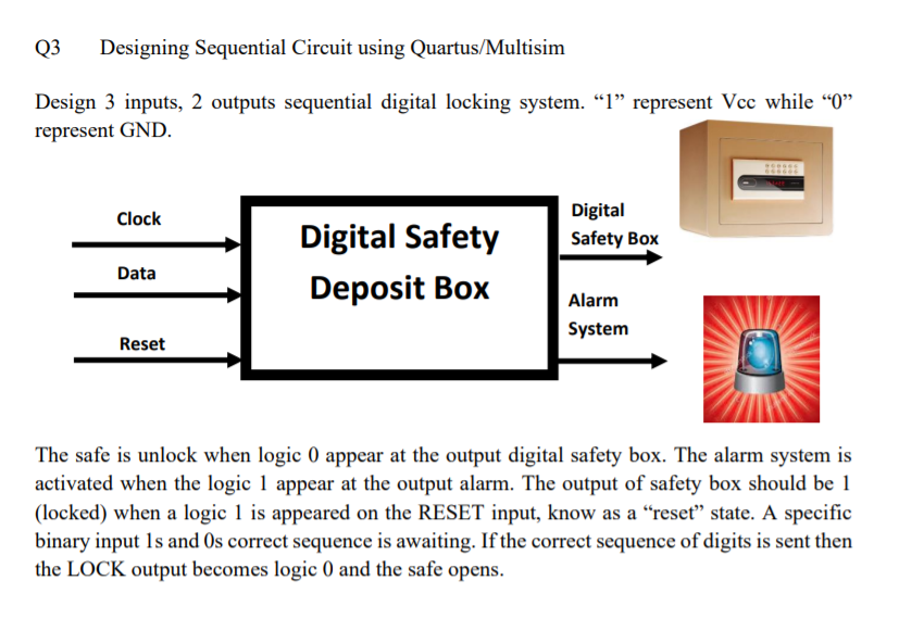 Solved Q3 Designing Sequential Circuit using | Chegg.com