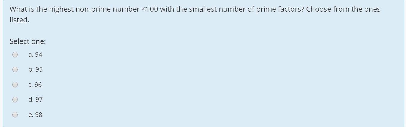 Solved What is the highest non-prime number