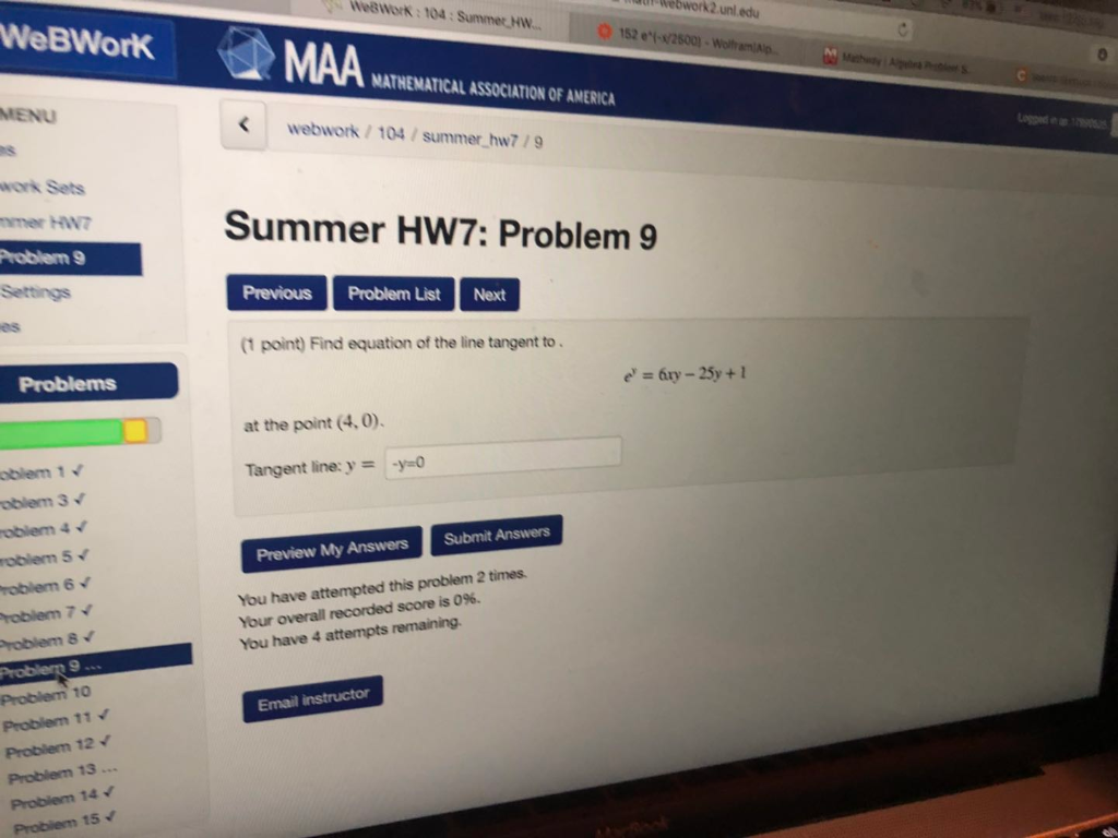 Solved Webwork: 104: Summer HW. WeBWork Webwork2.unl.edu 152 | Chegg.com Solved Webwork: 104: Summer HW. WeBWork Webwork2.unl.edu 152 | Chegg.com