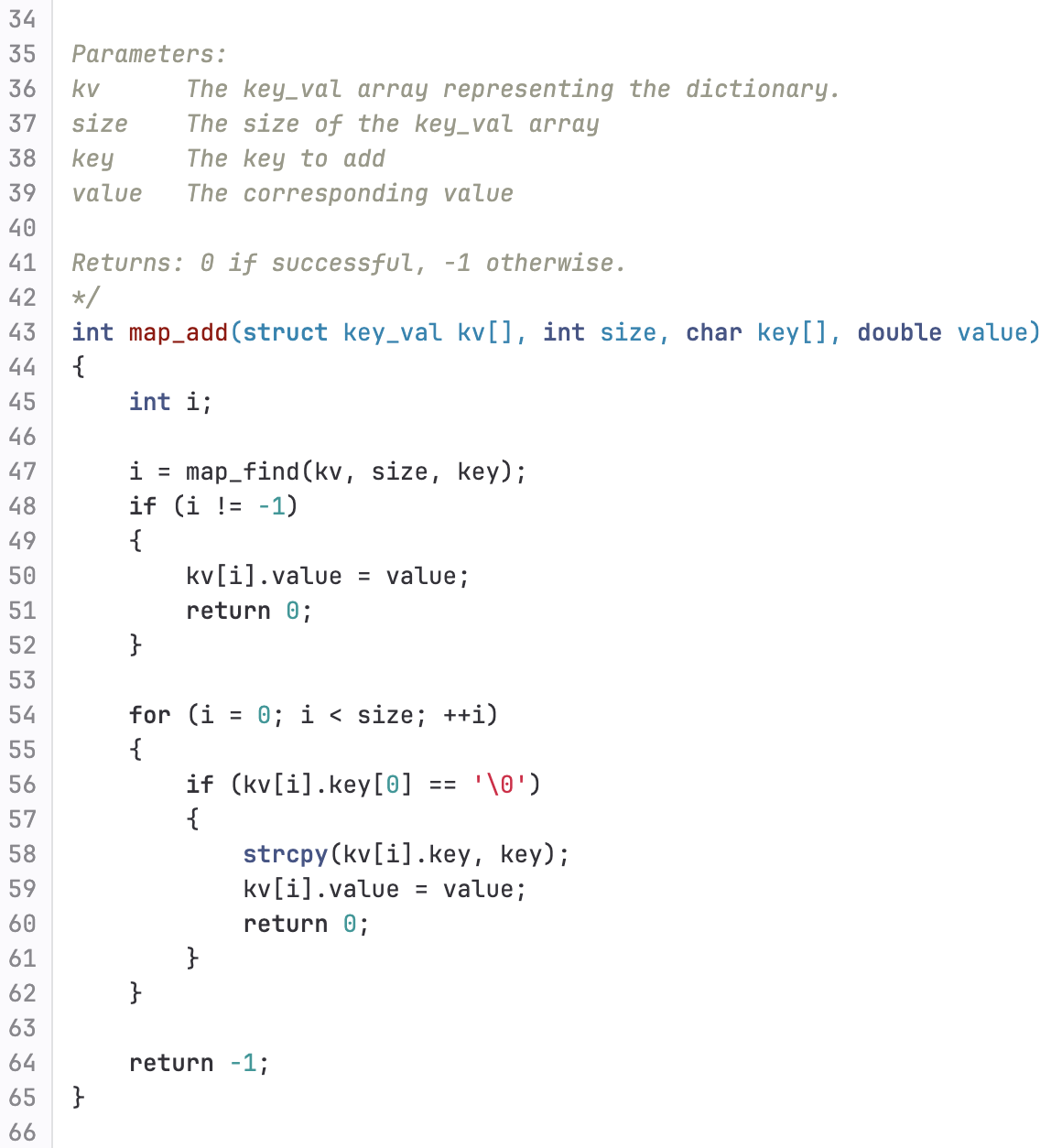 Solved \#include struct key_val \{ char key[64]; double | Chegg.com
