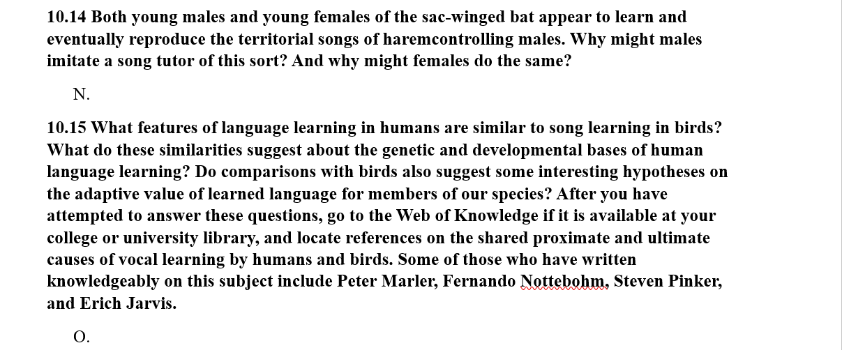Solved 10.3 The four main questions for behavioral | Chegg.com
