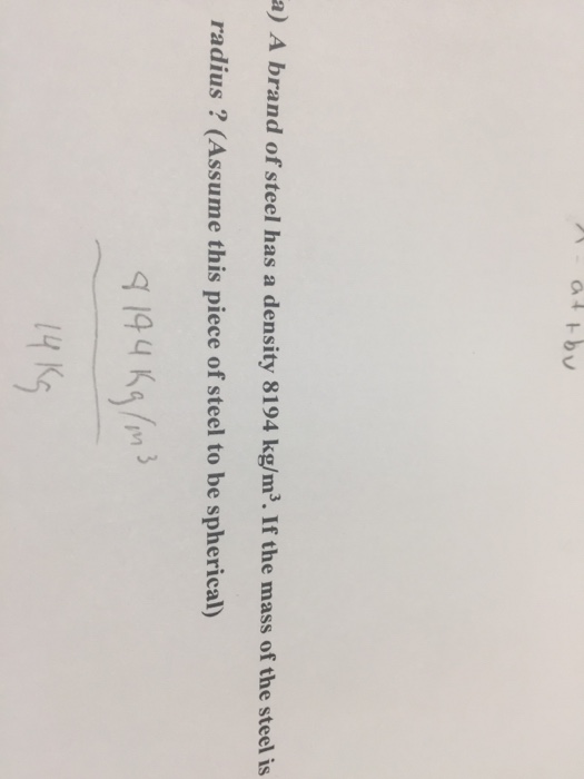 Solved 18 Problems: 1. ( ay Find the units of a and b in the | Chegg.com