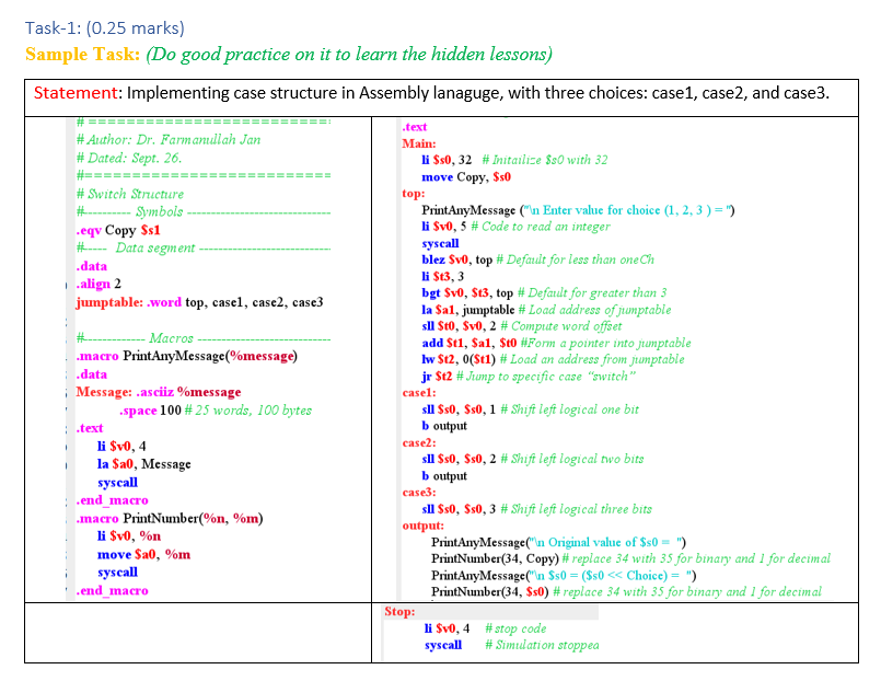 Solved write assembly code MIP The user is shown 3 options | Chegg.com