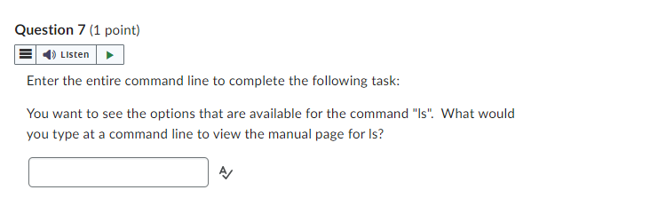Solved Enter the entire command line to complete the | Chegg.com